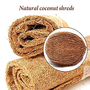 Hamiledyi Reptile Carpet Mat Coconut Fiber,Tortoise Substrate Liner Lizard Reptile Coco Liner for Bearded Dragon Snake Gecko Turtle Lizard Chamelon Iguana