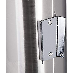 Carlisle FoodService Products C4150SS Stainless Steel Small Water Cup Dispenser with Hinged Flip Cap, 16" Length