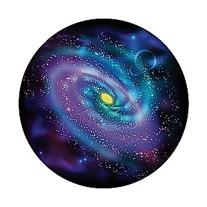 galaxy nebula space universe stars cosmos purple blue PopSockets Standard PopGrip