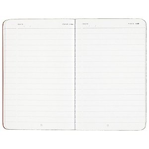 Black n' Red Notebook, Durable Flex Cover, Premium Optik Paper, Scribzee App Compatible, Environmentally Friendly, Secure Casebound Binding, 8-1/4" x 5-3/4", 71 Double-Sided Ruled Sheets, 1 Count (400065000)