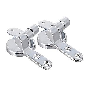 OSALADI Braces Kit 1 Set Toilet Lid Hinge s Toilet Cover Seat Toilet Seats s Toilet Repair Kit Toilet Cover Hinges Toilet Fasteners Toilet Seat Hinge Fitting Water Tank Silver