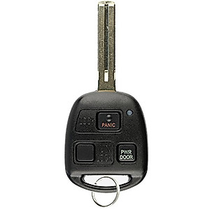 KeylessOption Keyless Entry Remote Fob Uncut Car Master Ignition Key Blade for RX330 RX350 RX400h RX450h, HYQ12BBT