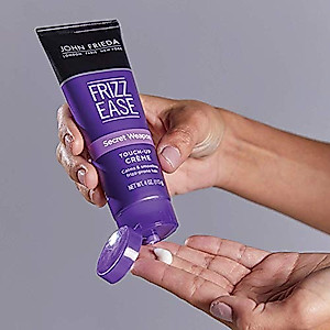 John Frieda, Frizz Ease TouchUp Crème AntiFrizz Finishing Cream Helps to Calm and Smooth Frizzprone Hair 4 6pack, SECRET WEAPON, 24 Ounce, (Pack of 6)