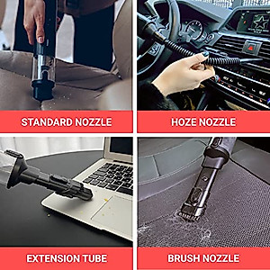 Owleys Cordless Car Vacuum Cleaner - 16000PA Powerful Suction - Rechargeable Vacuum Cleaner for Car - Handheld Vacuum Cleaner for a Vehicle - Portable High Power Vacuum for Home, Car