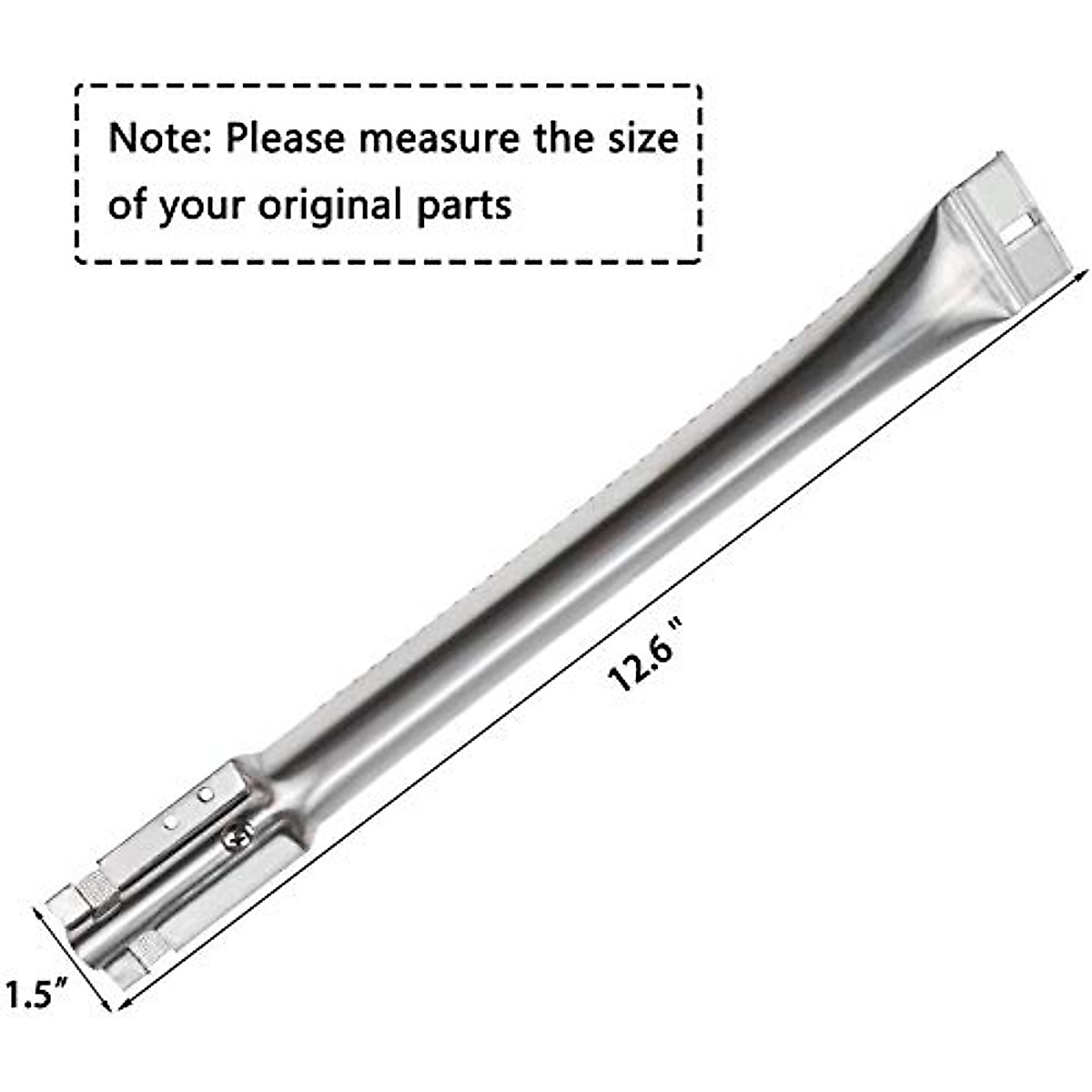 Hisencn Repair kit Gas Grill Burner, Heat Plate Deflector, Crossover Tube Replacement for Char-Broil Classic 280 2-Burner, 360 3-Burner, 405 4-Burner Liquid Propane, G320-0200-W1, G215-0203-W