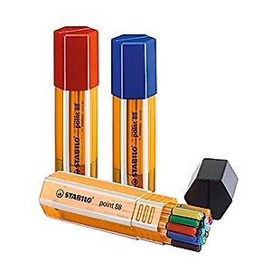 Fineliner - STABILO point 88 - Big Box of 20 - Assorted colors