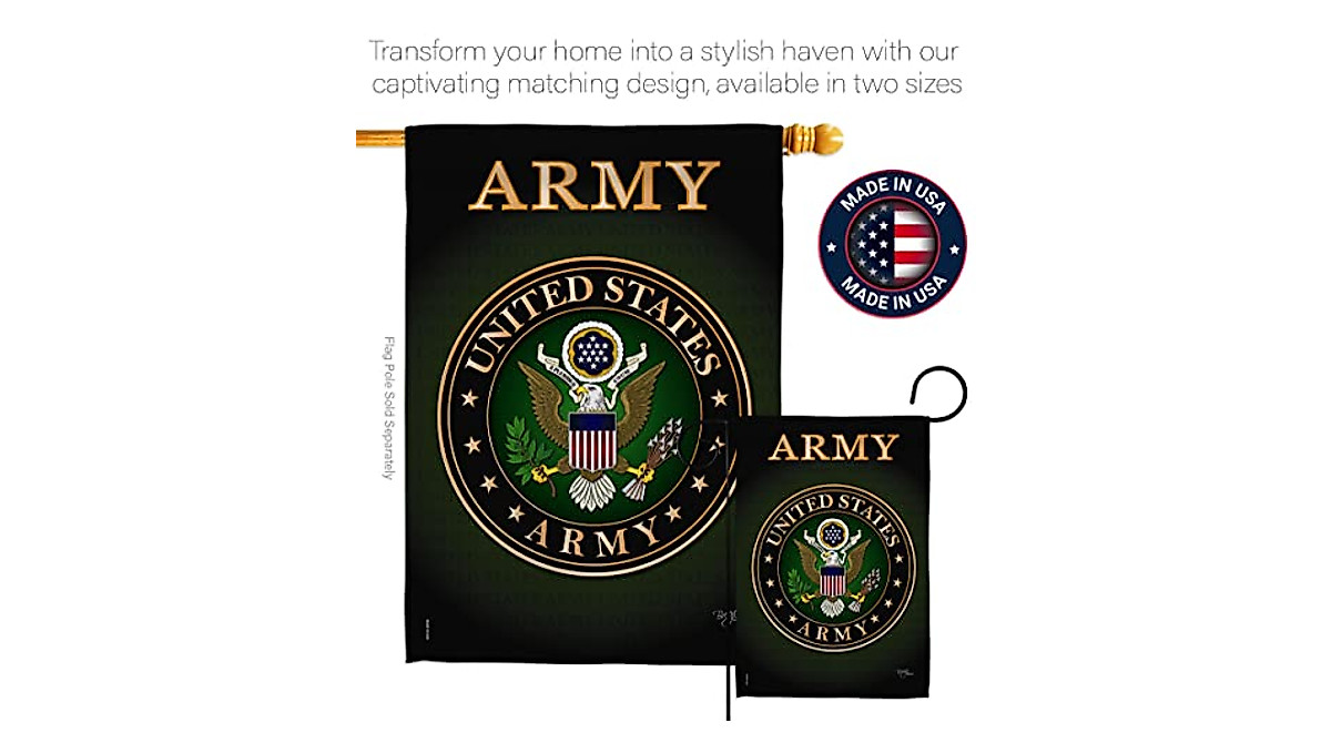 Breeze Decor US Army Garden Flag Armed Forces Rangers Official Licensed ...
