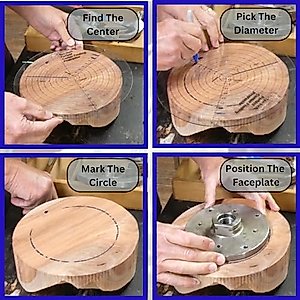 This clearly printed 250mm circle center finder tool, protractor, and circle maker tool and compass for woodworking and wood turning. Find the center of timber or dowel with our center finder ruler.
