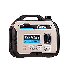 Pulsar PGD40ISCO Ultra Light Quiet 4000W Portable Gas Inverter Generator