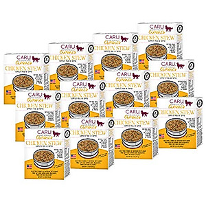 Caru Classics Chicken Stew for Dogs, Natural Adult Wet Dog Food With Added Vitamins & Minerals, Free From Grain, Wheat And Gluten (Case of 12)