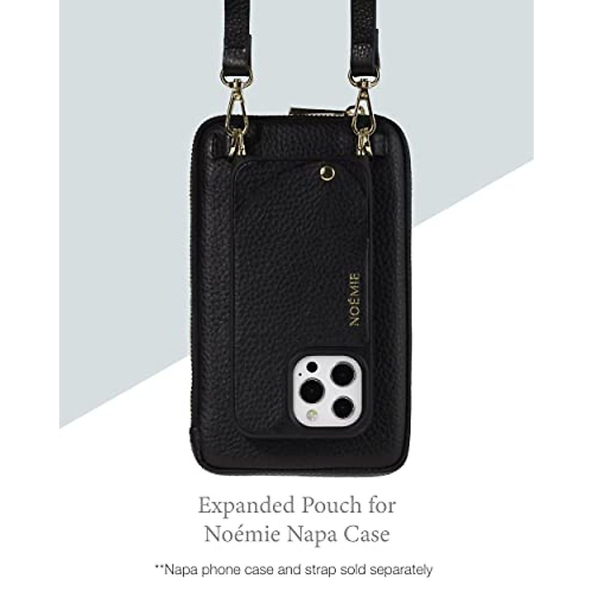 X-Doria Noémie Cardiff Expanded Pouch Extension for Noémie Napa, Black/Gold