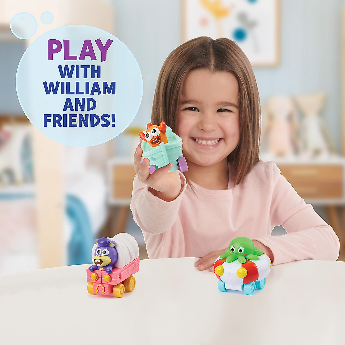 Pinkfong Baby Shark Baby Shark's Big Show! Speedy Sea Vehicle 3-Pack - William, Vola & Chucks