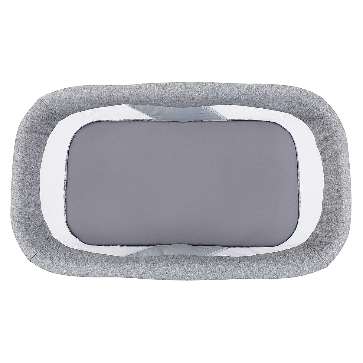 Baby Trend Quick-Fold 2-in-1 Rocking Bassinet, Shadow Stone Gray