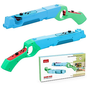 LYCEBELL Game Gun for Nintendo Switch Joy cons Switch Shooting Game Gun Controller Compatible with Switch Joy con Controller, 2 Pack