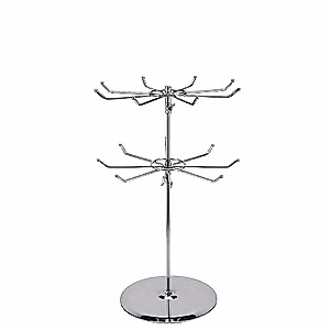 APL Display - Display Stand Jewelry Display Holder Retail Display Stand, 2 Tier Rotating Display Rack for Mall,Exhibition And Retail Store