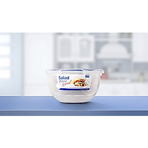 LOCK & LOCK SPECIAL Salad Bowl Food Storage Container with Draining tray 135.26-oz / 16.91-cup