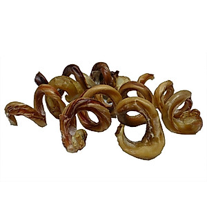 HDP Dental Floss Curly 4-6" Bully Sticks Made in USA Odor Free Size:Pack of 50