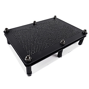 Super Z Outlet Classic 3-Dimensional Pin Art Board Metal Silver Toy for Sculptures, Children & Adults Learning Gift