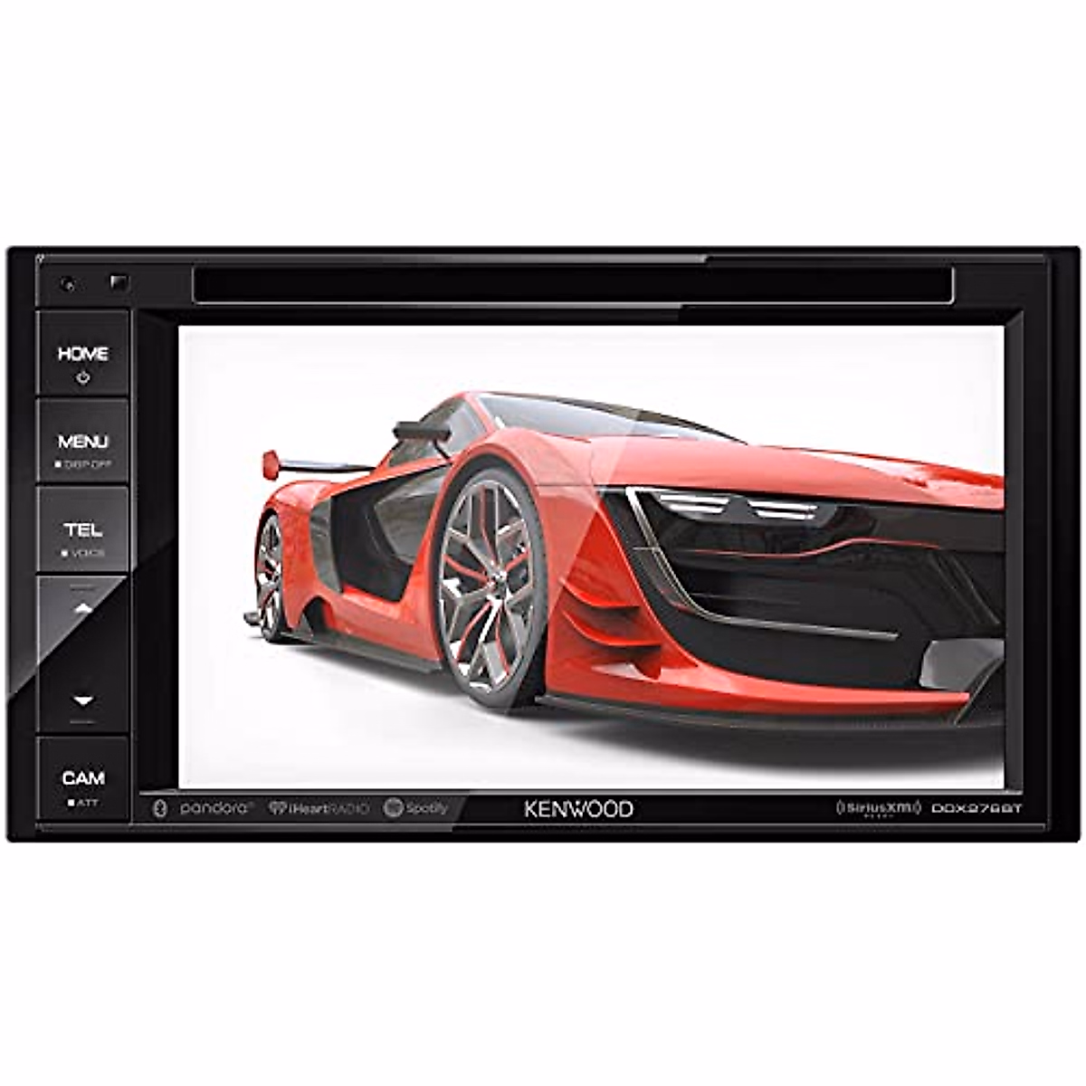 Kenwood DDX276BT 6.2 DVD Receiver with Bluetooth | Double DIN Bluetooth Car Stereo with 6.2 Clear Resistive Touch Panel