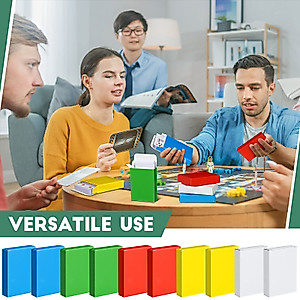 50 Pieces Playing Card Box Empty Playing Card Holder Case Card Holder Organize Storage Box Fits Baseball Trading Cards, Gaming Cards