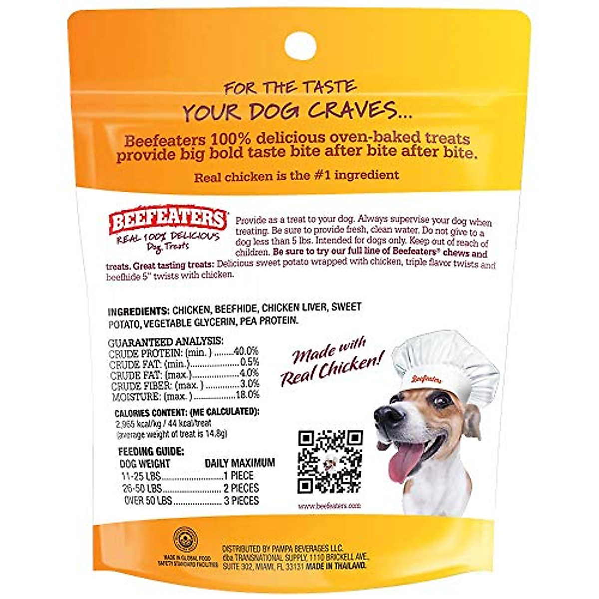 Beefeaters Beefhide Kabob Treat for Dogs | 40 oz