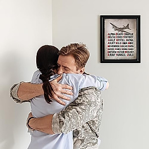 Alpha Bravo Charlie - Military Wall Art, NATO Phonetic Alphabet Military Wall Decor, Patriotic Wall Art Print, Home Decor, Bar Garage Decor, Living Room Decor For Wall, Office Decor, Unframed - 8x10