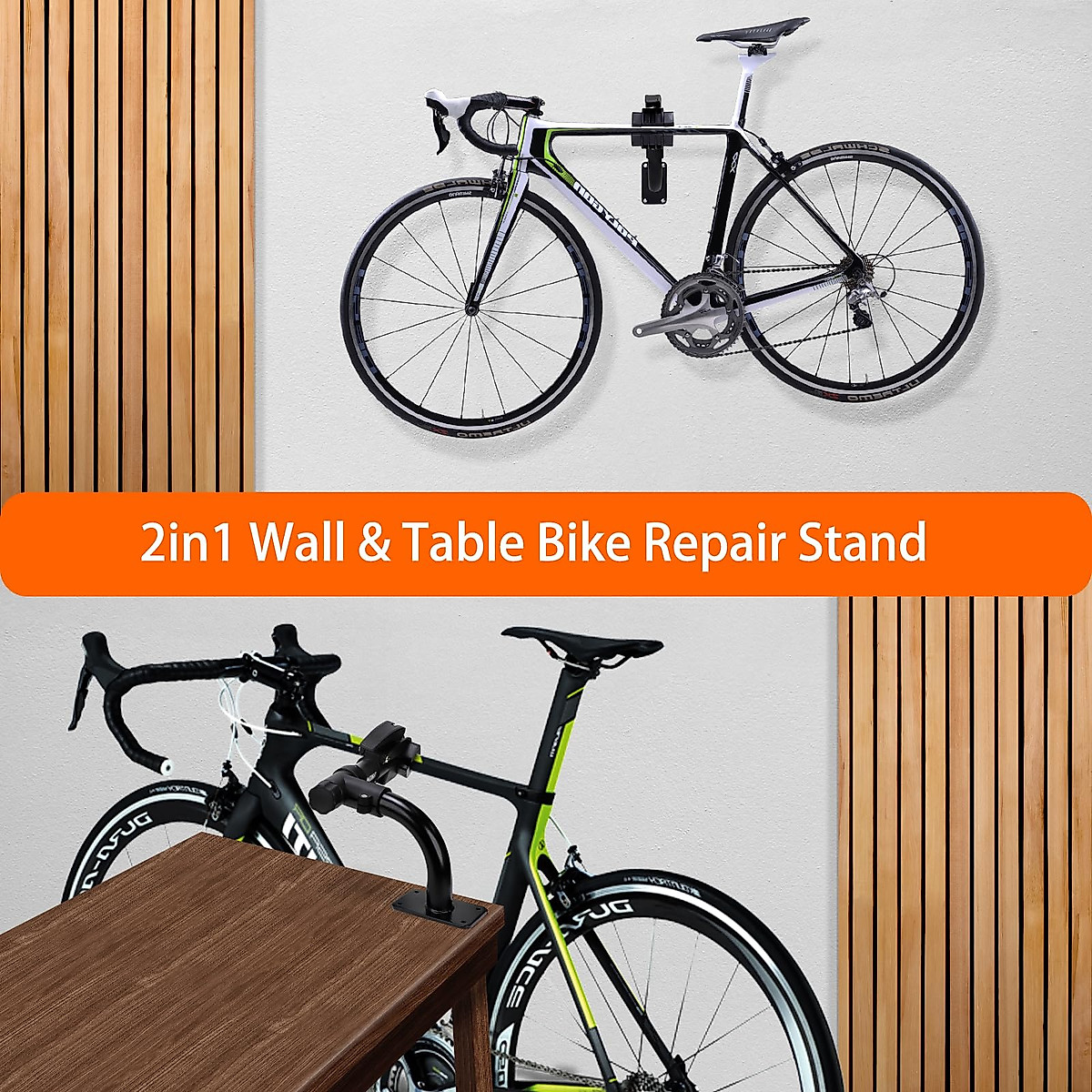 MatyKit Multifunctional Bicycle Repair Stand Bench Mount Bike Repair Stand Mountain Bike Accessories Wall Mount Bike Repair Stand Bike Work Stand Bike Service Repair Stand