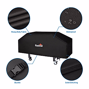 Stanbroil 36 inch Griddle Cover for Blackstone 4 Burner Grills, 600D Heavy Duty Waterproof Canvas Flat Top Gas Grill Cover for Blackstone 36" Griddle Cooking Station