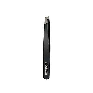 Generic Slant Tweezers - Professional Tweezers for Eyebrows Stainless Steel Slant Tip Tweezer - The Best Precision Eyebrow Tweezers (RT)