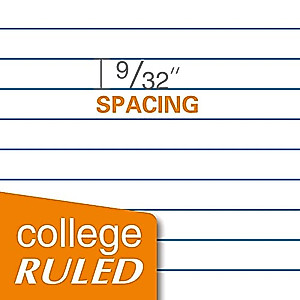 KAISA Composition Notebooks With Lined Paper, College Ruled 9-3/4" x 7-1/2" Comp Books Writing Journals Notebook, 4pads, C10001C