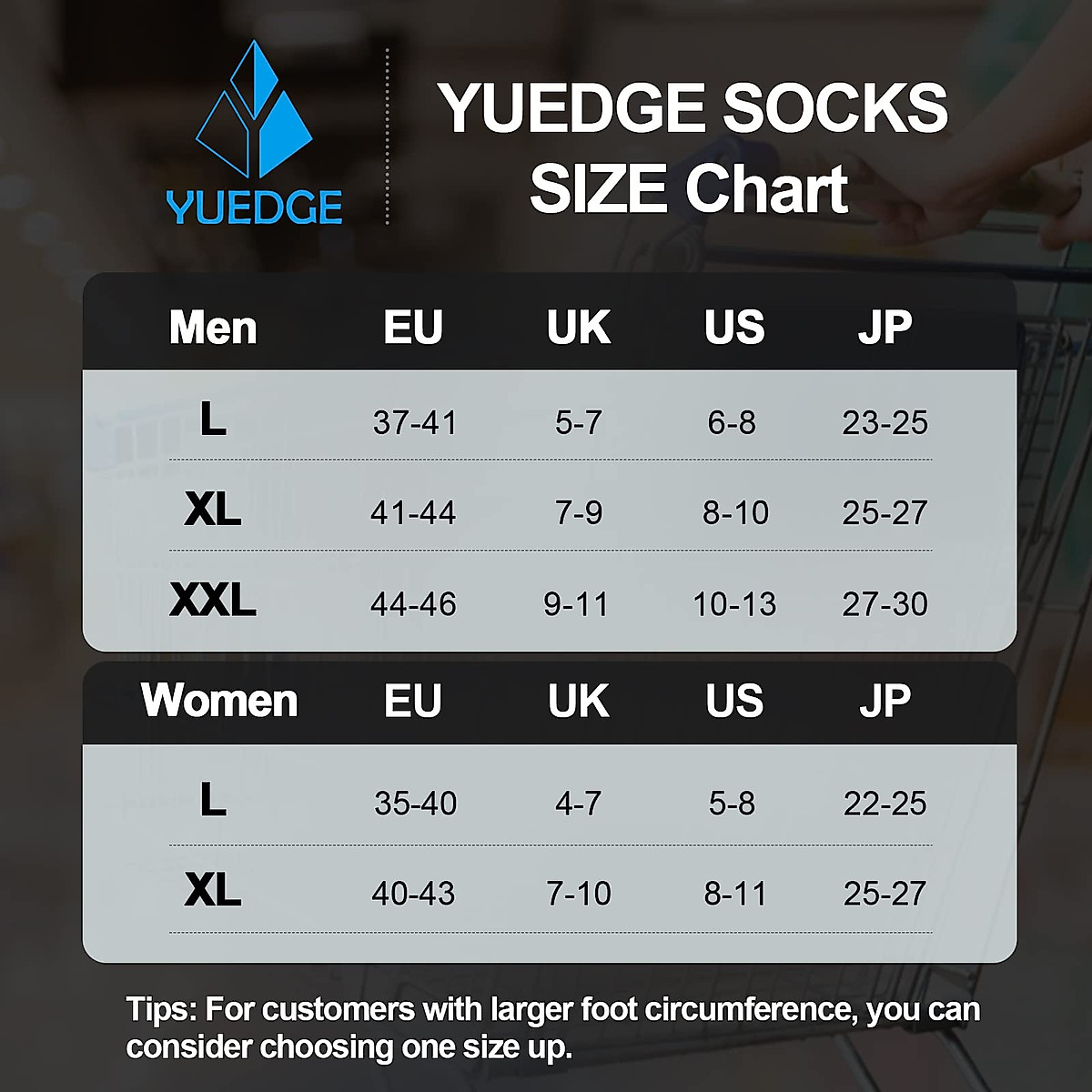 YUEDGE 5 Pairs Breathable Cotton Terry Cushioned Crew Athletic Socks Walking Hiking Socks Padded Thermal Work Boot Socks for Men 9-11
