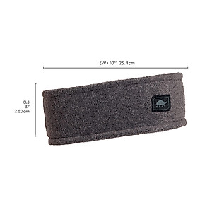 Turtle Fur Chelonia 150 Classic Fleece Double-Layer Headband, Charcoal