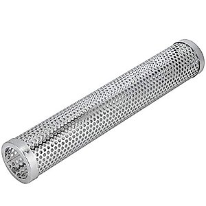 Smoker Tube, Perforated Stainless Steel Portable Smoker Tube Made of 304 Stainless Steel Density Diffusion Holes for Electric Gas Charcoal Grill Smokers