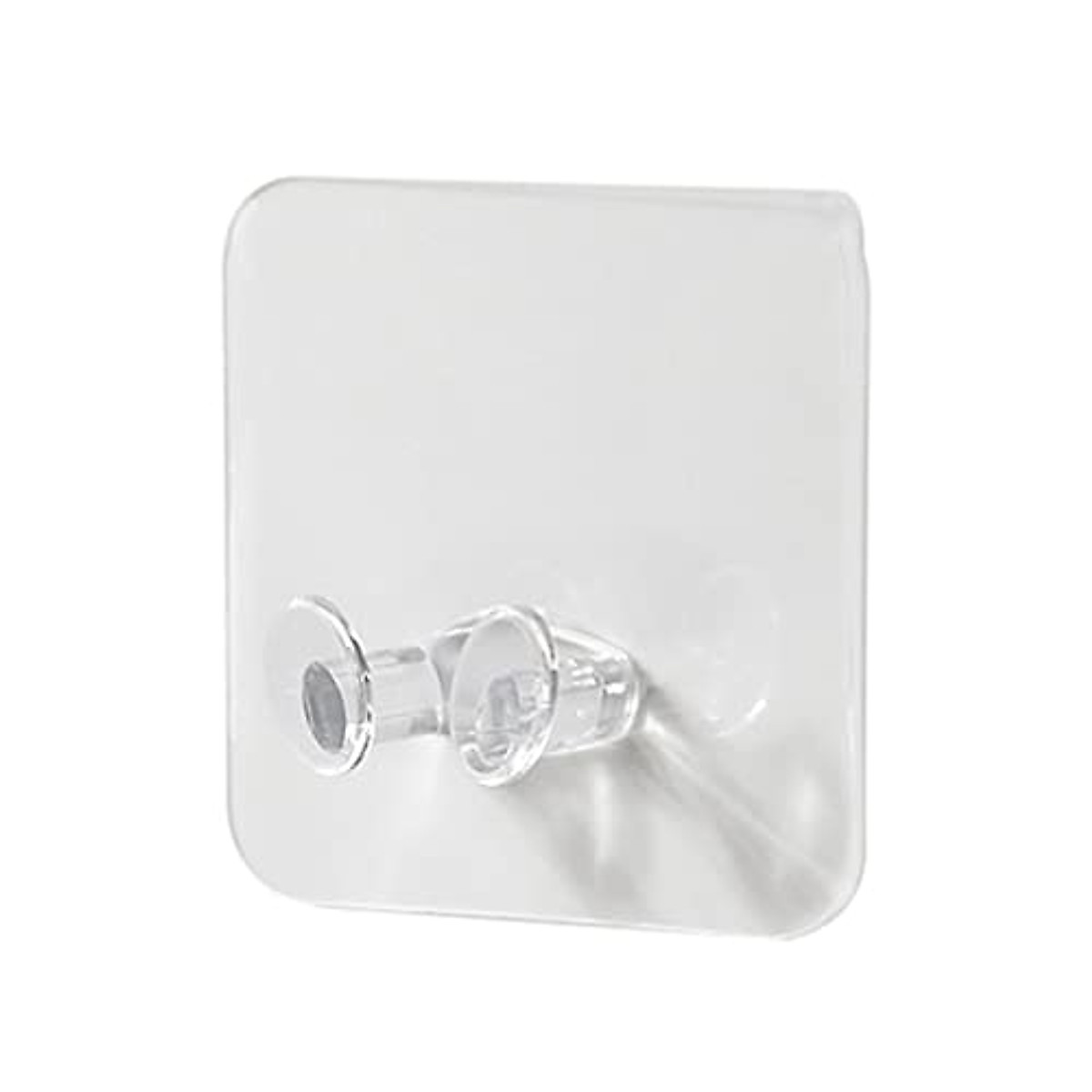 Cabilock Plug Hook Ceiling Hooks 10pcs Strong Multi Transparent Plastic Phone Shaving Razor Towel Hook Sticking Ceiling Hanger Hook for Home Kitchen Ceiling Hook Pasting Hook