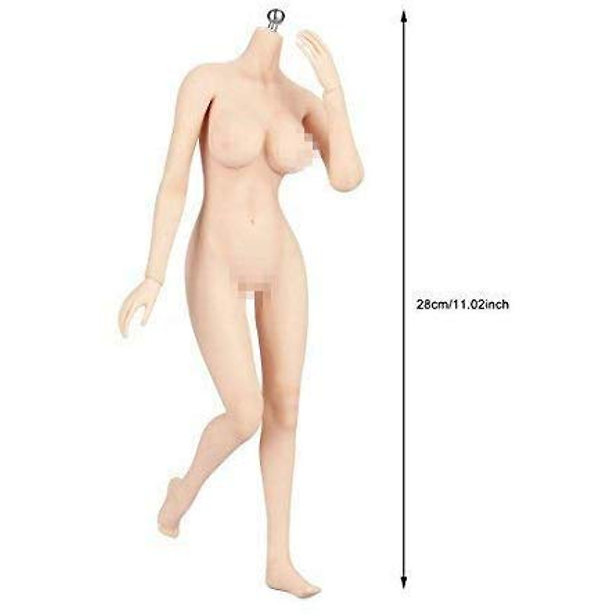 OBEST TBLeague Super-Flexible Female Pale Seamless Doll Body 1/6 Figure 28 Points of Artculation with Stainless Steel Skeleton(No - Head Sculpt Version and Clothes) (S07c)
