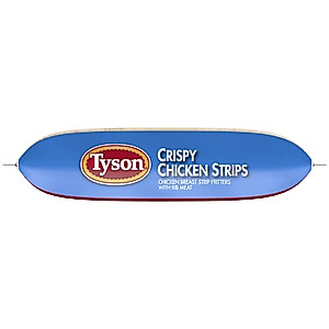Tyson All natural Perfectly Crispy Chicken Breast Strips with Rib Meat - Fully Cooked - No Antibiotics Ever - 6 Pack (25 oz Each) - Ready Set Gourmet Donate a meal Program