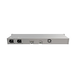 MikroTik RouterBOARD 1100AHx4 Dude Edition with 13 Gigabit Ethernet Ports, RS232 Serial Port and Dual Redundant Power Supplies (RB1100AHx4)