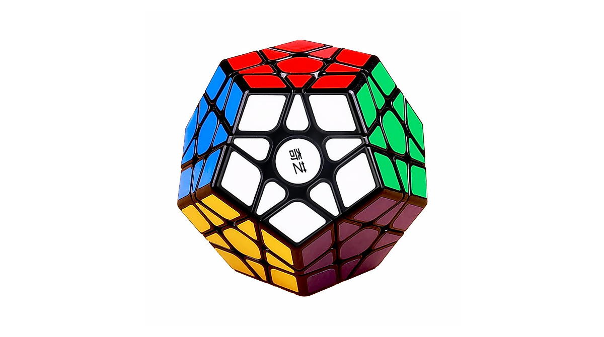 Megaminx Speed Cube - Qiheng Black Puzzle for Brain Training