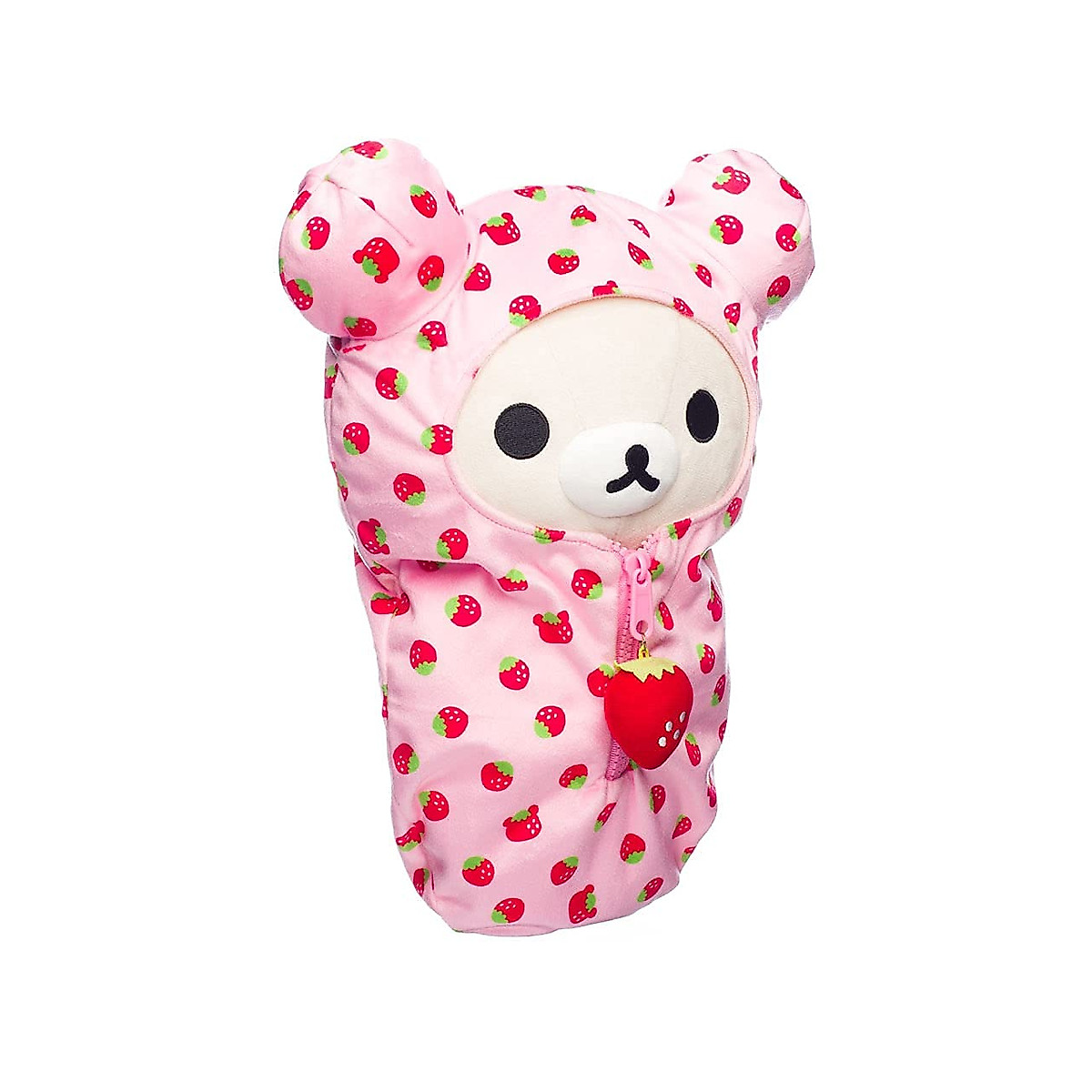 San-X Original Rilakkuma Sleeping Bag Plush Series (Korilakkuma - Strawberry)
