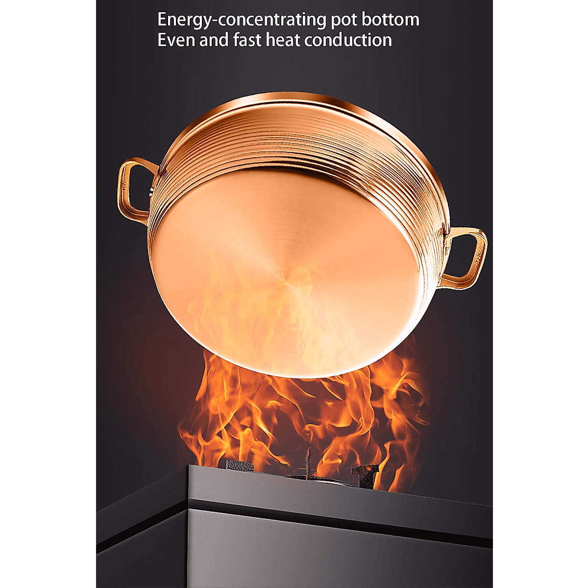 BINGWANG 304 Stainless Steel Moroccan Tagine Pot,Non Stick Tagine Stainless Steel Tower Stew Dry Pot Non-stick Slow Cooker Seafood High Lid Pan Electromagnetic Cooker Moroccan Tajine Casserole,Gold,20