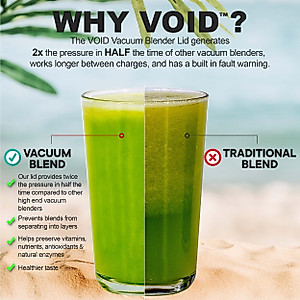 VOID Vacuum Blending Lid System for Blendtec Blenders