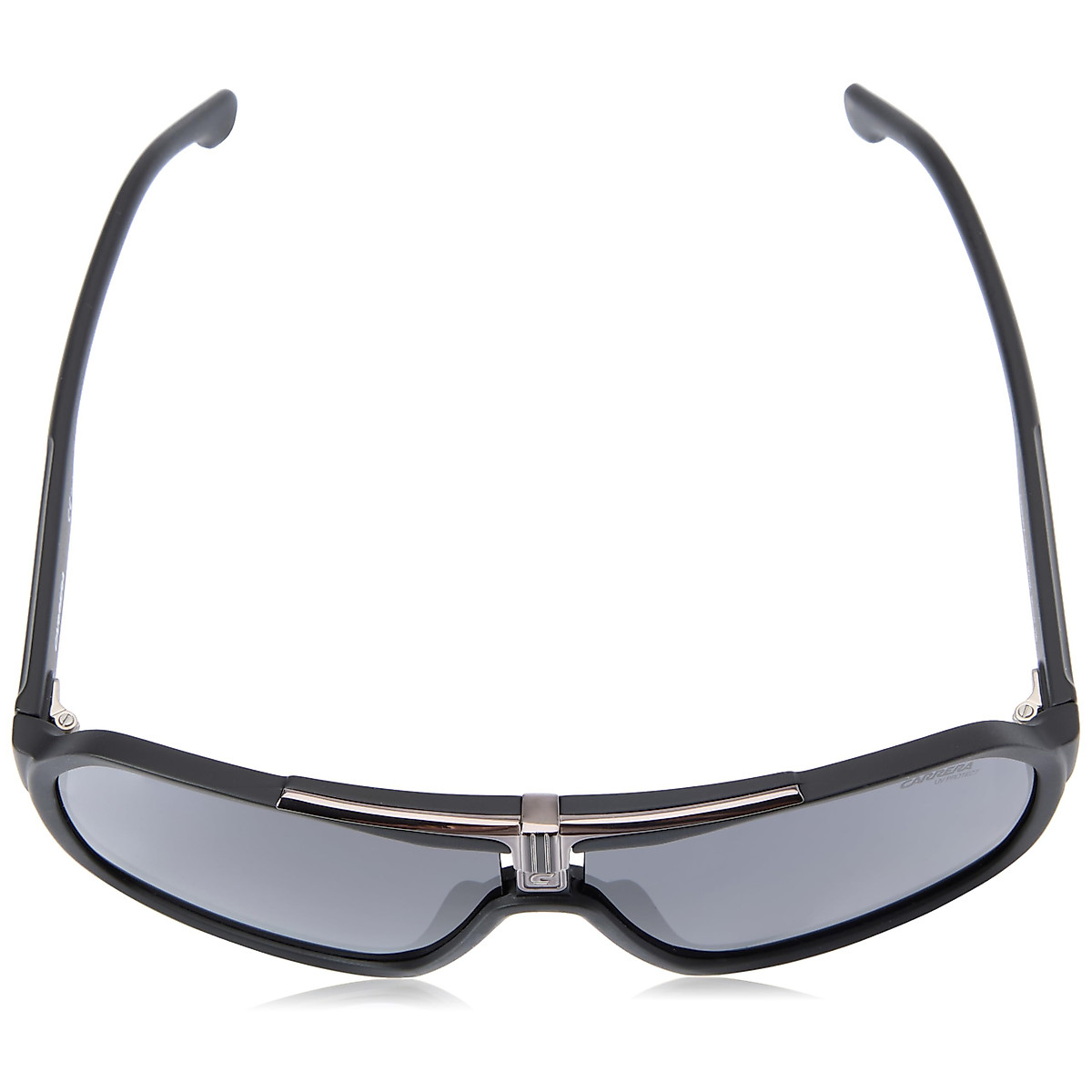 Carrera Men's 1014/S Shield Sunglasses, Black/Brown Gradient, 64mm, 10mm