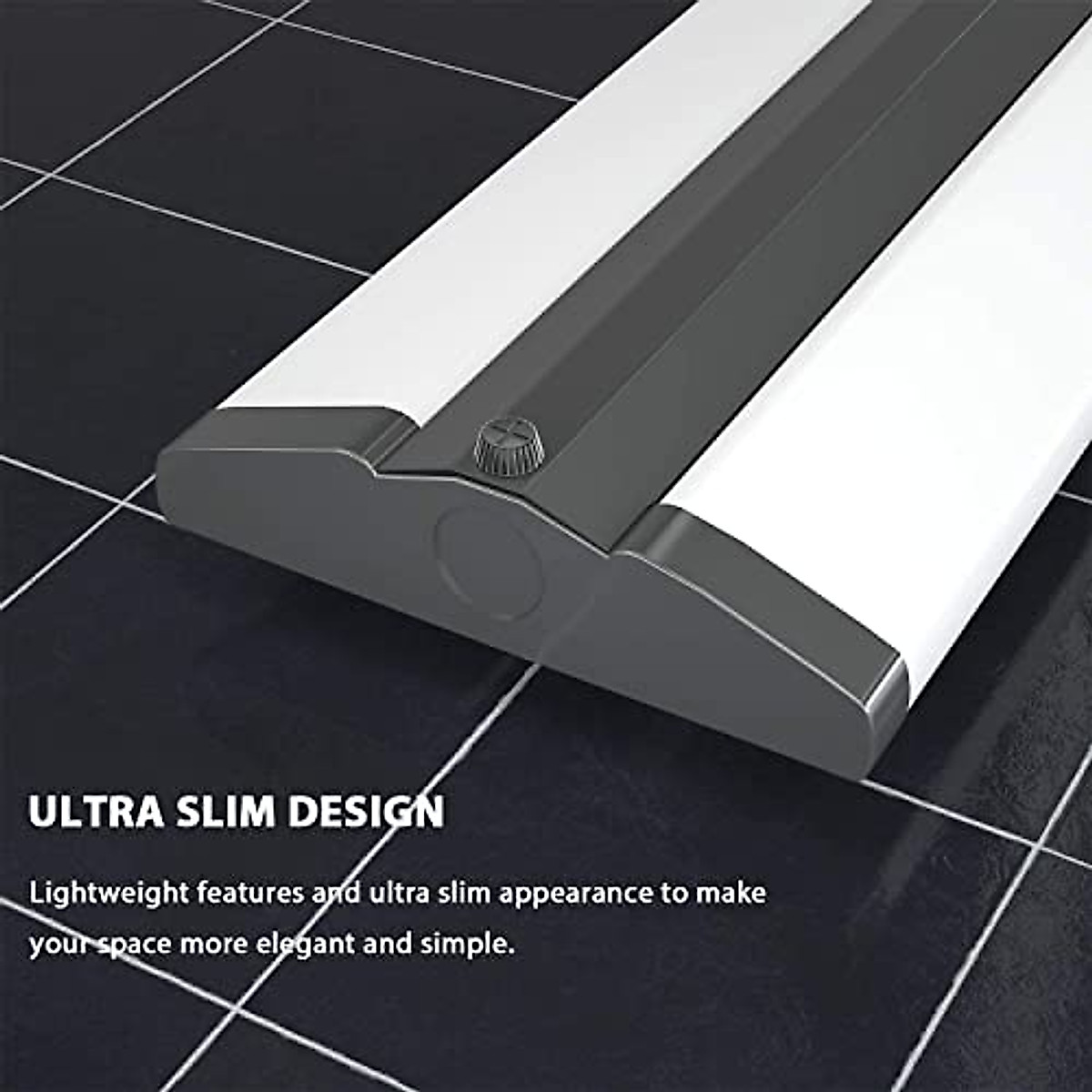 TychoLite 110W 8FT Led Shop Lights Ultra Slim 8 Foot Led Light Fixtures Ceiling Mount for Garage, No Glare, 12600 Lumens, 5000K Daylight, 8 Foot Wrap Led Lighting for Workshop, 1 Pack