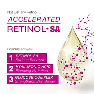 Neutrogena Rapid Wrinkle Repair Retinol Facial Moisturizer with SPF 30 Sunscreen, 1 fl. oz, & Rapid Wrinkle Repair Retinol Under-Eye Cream, 0.5 oz