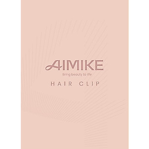 AIMIKE 6pcs Professional Hair Clips for Styling Sectioning, Non Slip Duck Billed with Silicone Band For Hairdresser, Women, Men For Salon and Home Hair Cutting - Brown & Apricot & Black