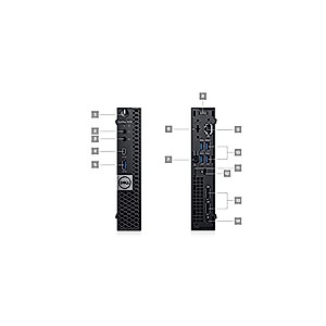 Dell OptiPlex 7070 Desktop Computer - Intel Core i7-9700T - 16GB RAM - 256GB SSD - Micro PC, Windows 10 Pro