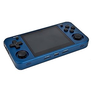Petforu RG351MP Handheld 128GB/20,000 Games Console Metal Version 3.5-inch (Blue)