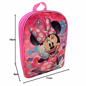 Ruz Minnie Mouse Girl's 15" Backpack (Pink)