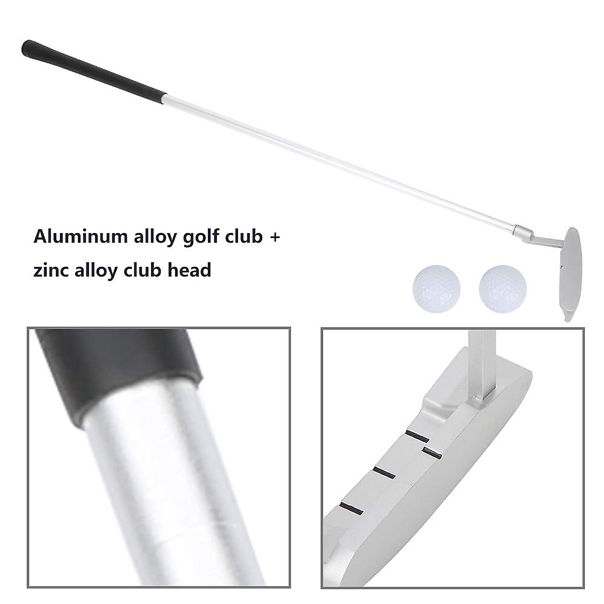 Demeras Two-Way Putter Practical Putter for Left and Right Hand for Child Adult