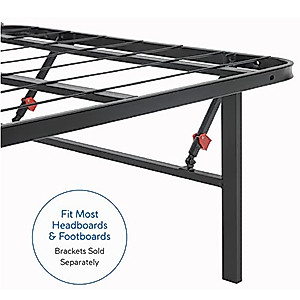Classic Brands Hercules Heavy-Duty 14-Inch Platform Metal Bed Frame | Mattress Foundation, California King
